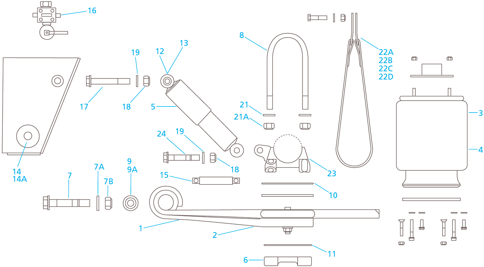 York Tecair 1 - Underslung Air Suspension