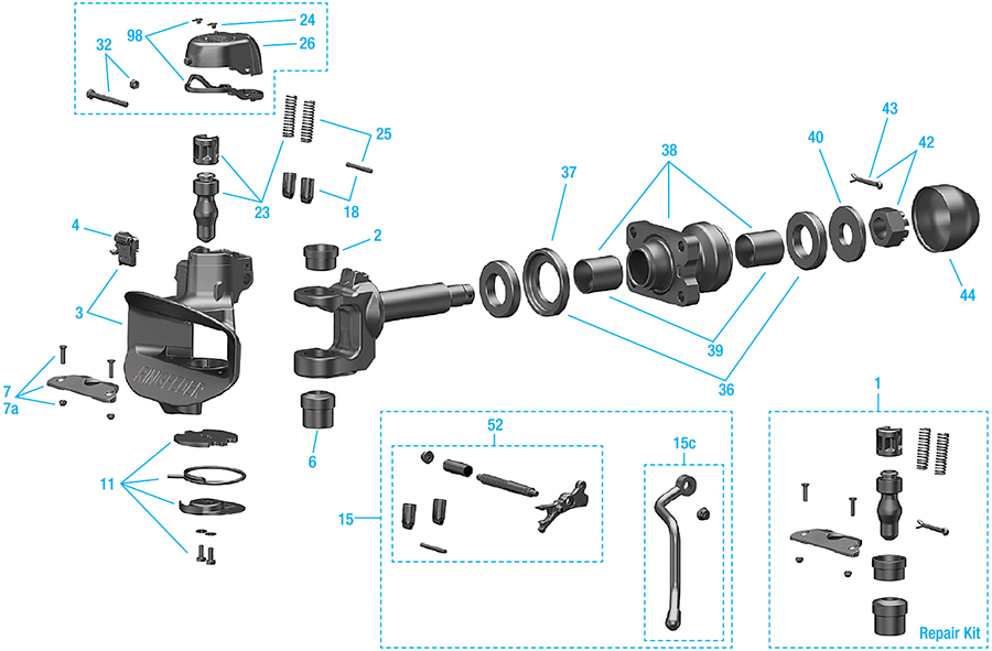 Tow Coupling Parts - Ringfeder RF50